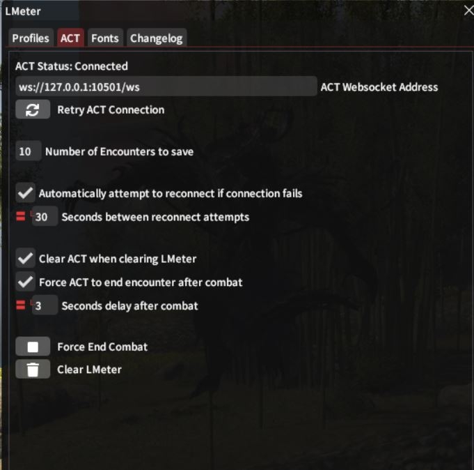 Reset ACT When I Get Out Of Combat ACT Forums